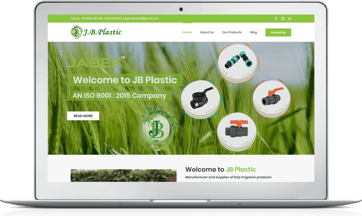 JB Plastic - Drip Irrigation Products | Myra Technolabs